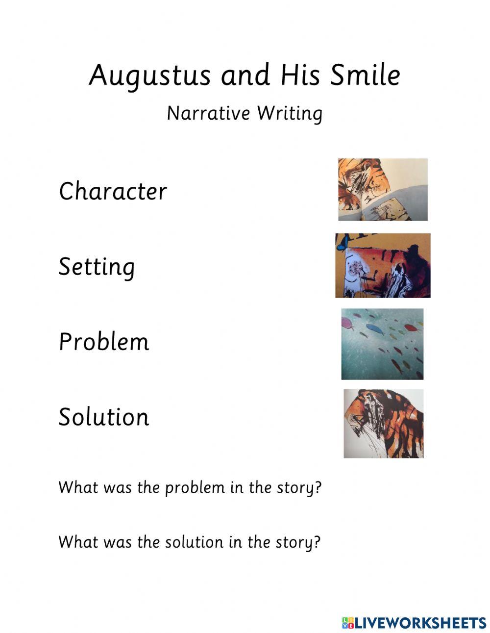 Narrative Writing Augustus and His Smile 1929914