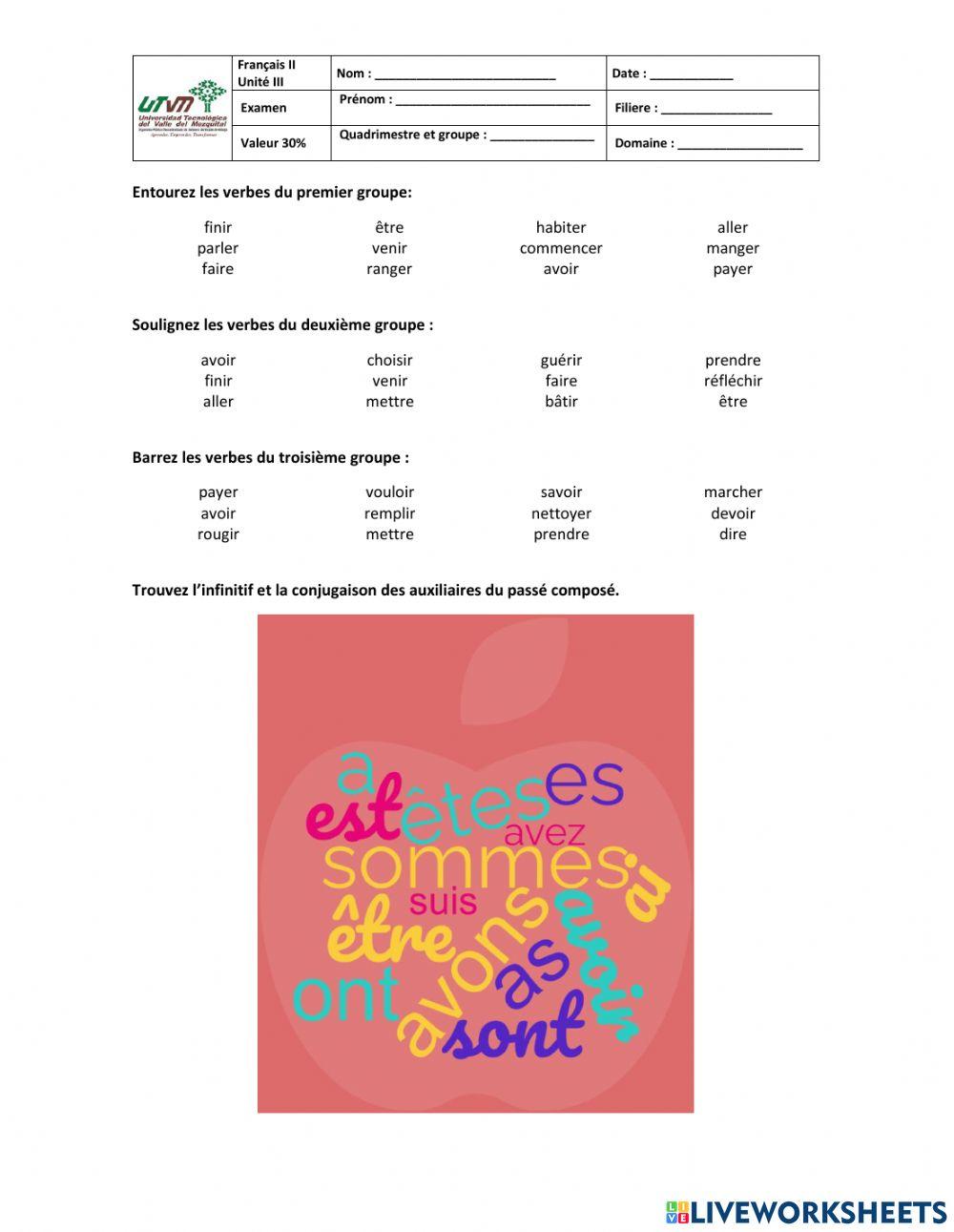 Examen de unida… | Free Interactive Worksheets | 5312123
