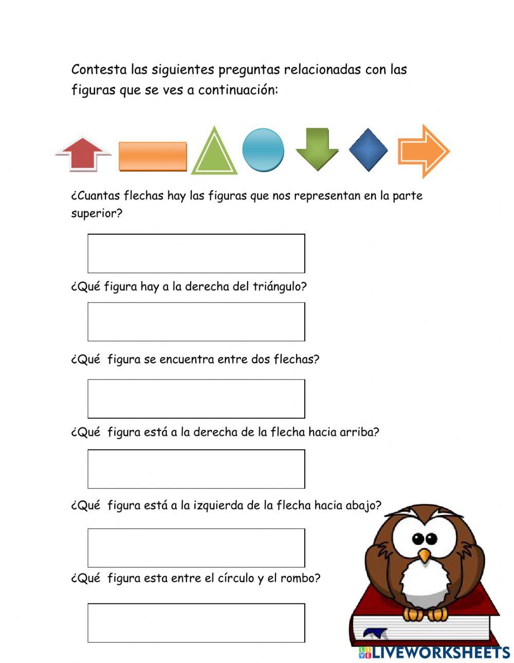 Identificar formas worksheet | Live Worksheets