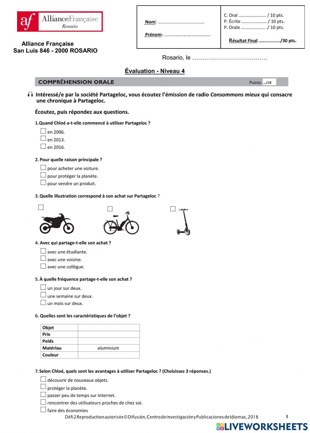 6847669 | Examen Niveau 4 Défi | silvimac