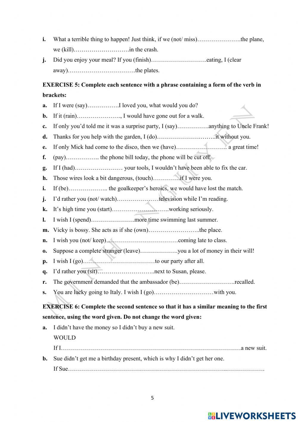 E10-U9 online exercise for | Live Worksheets