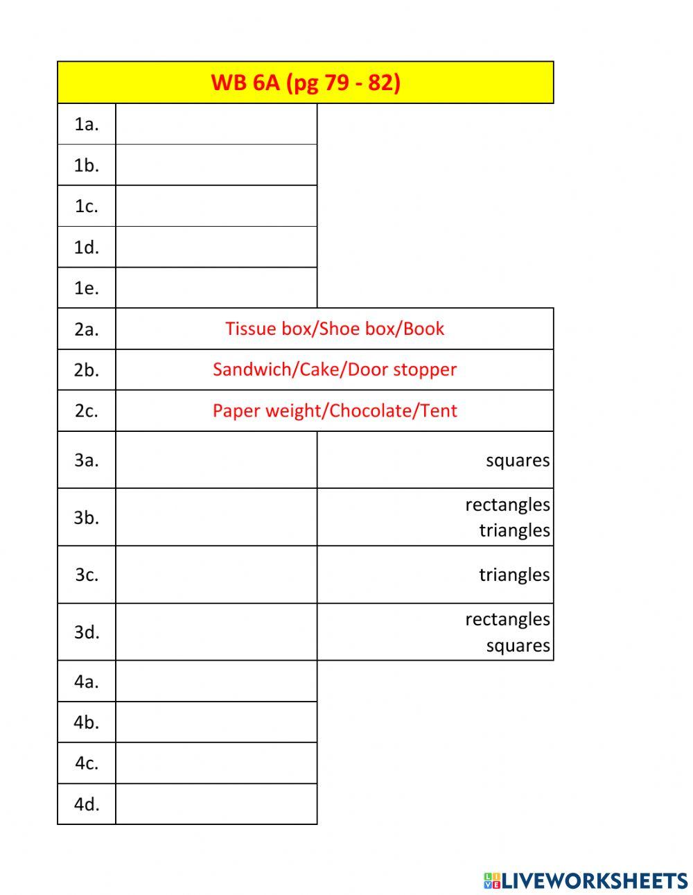 Solids interactive exercise | Live Worksheets
