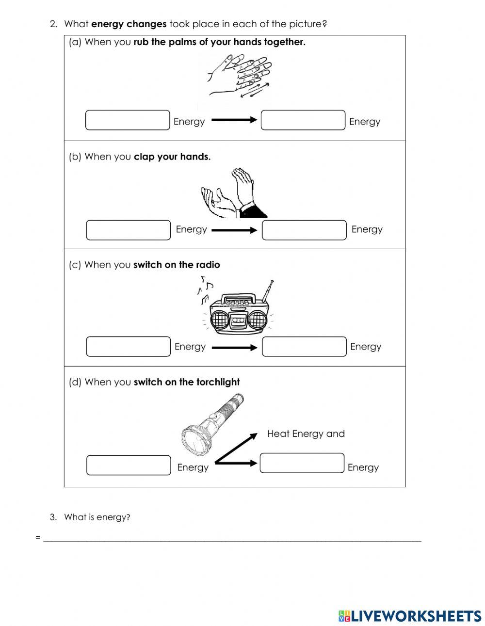 Science Year 4 | Free Interactive Worksheets | 1934936
