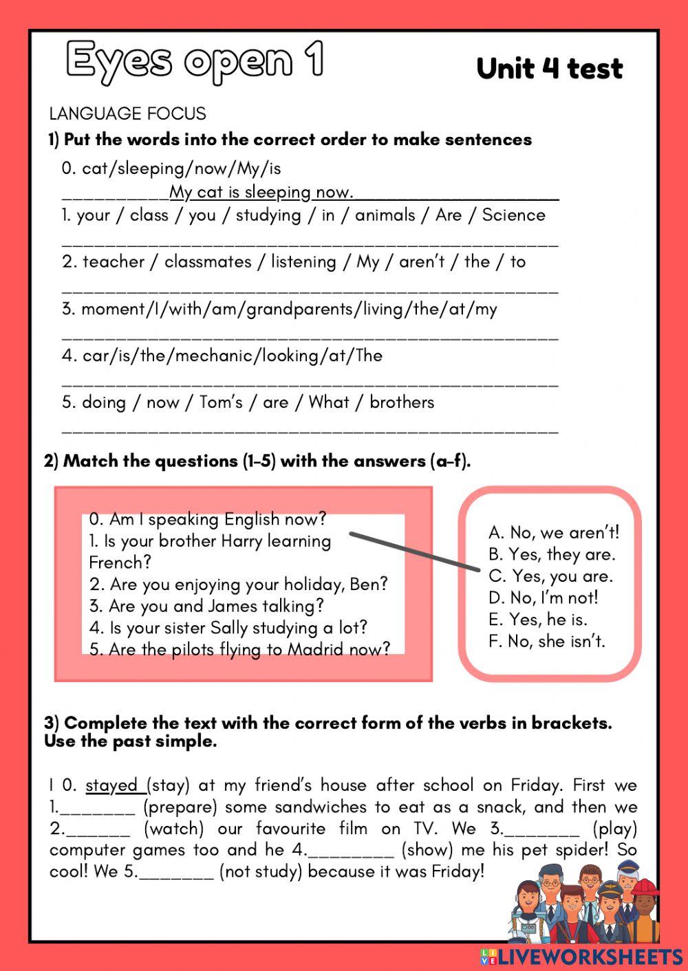 Unit 4 | Free Interactive Worksheets | 5312612