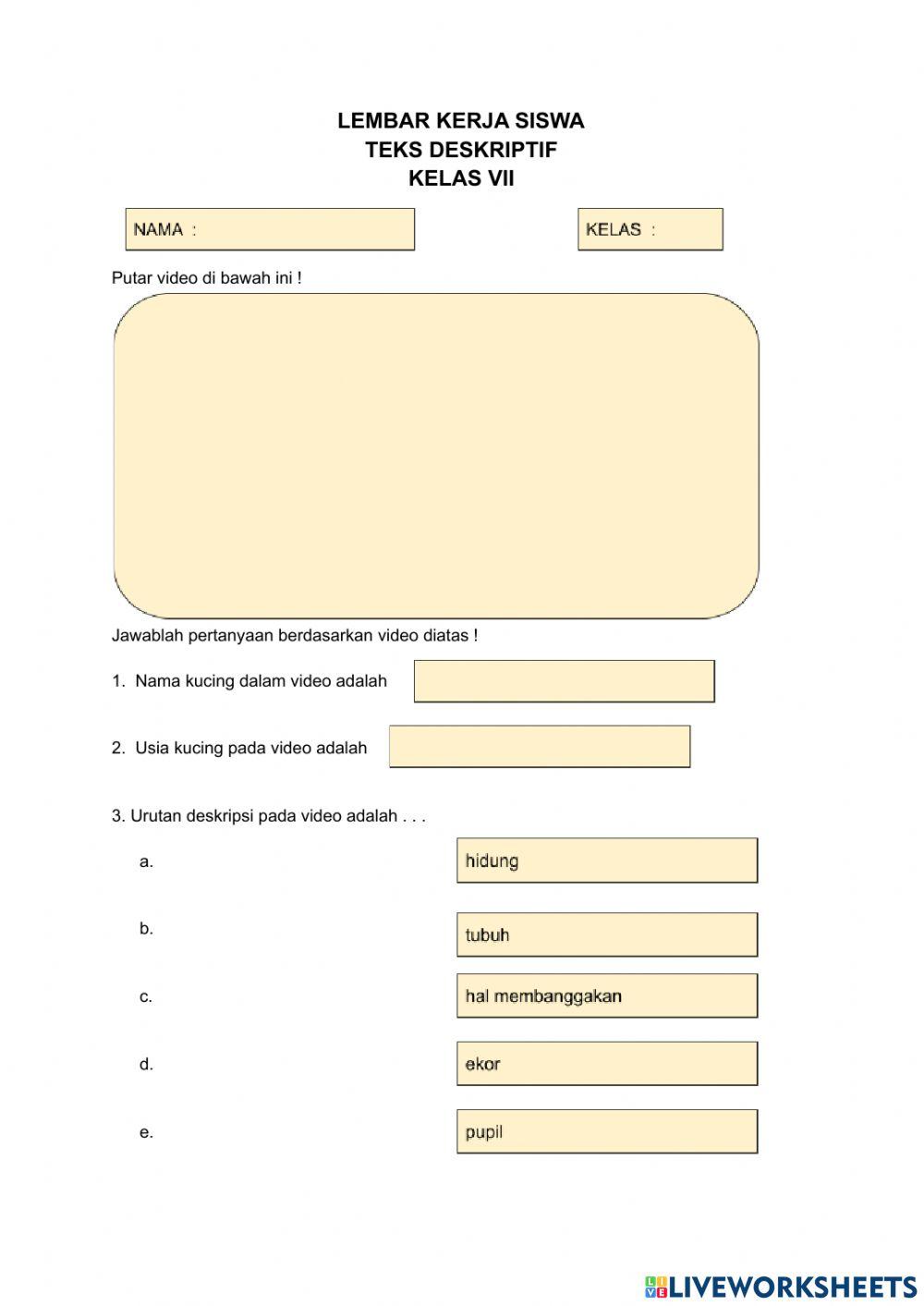 Kkjknkl worksheet | Live Worksheets