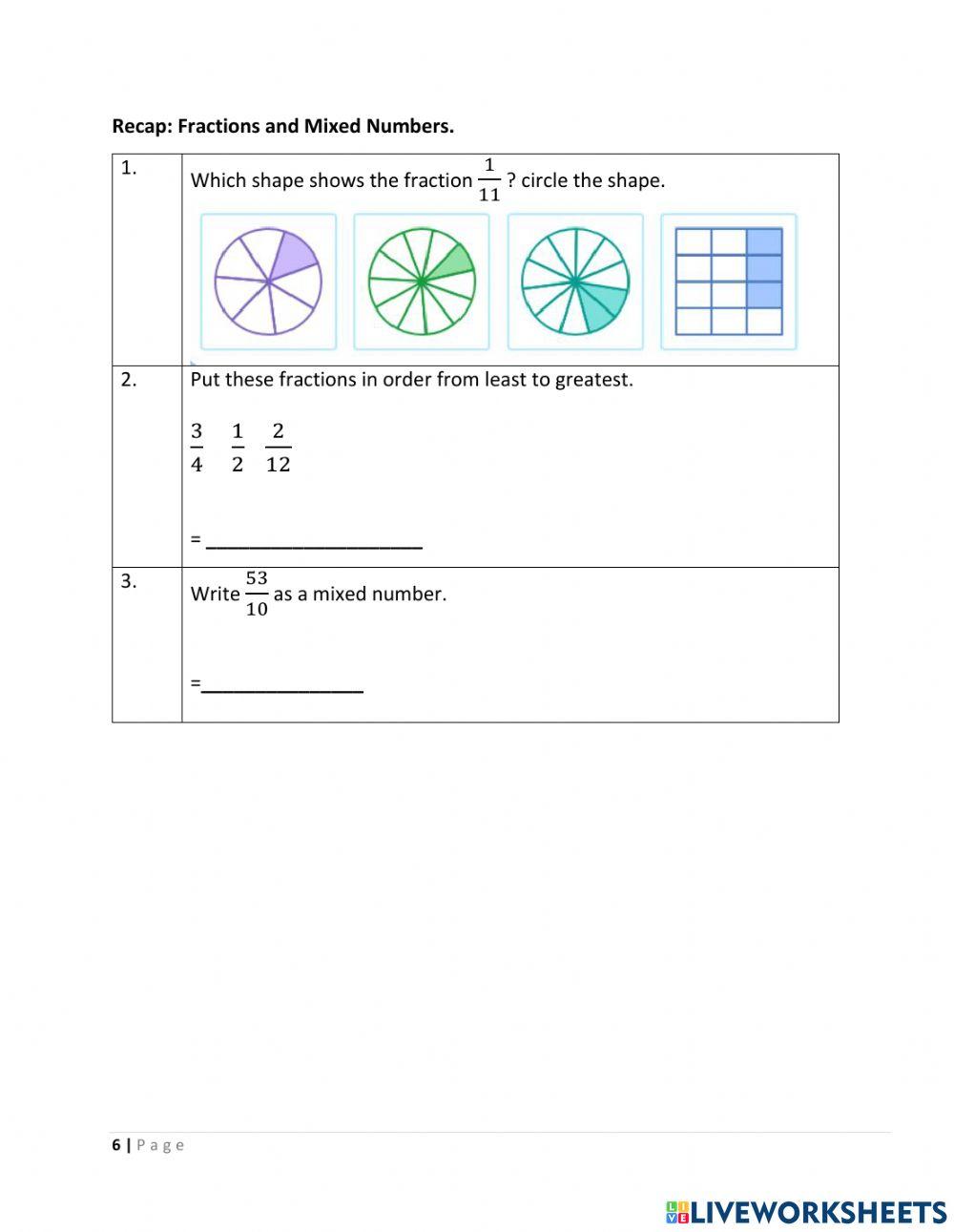 Week 10 Exercises worksheet | Live Worksheets