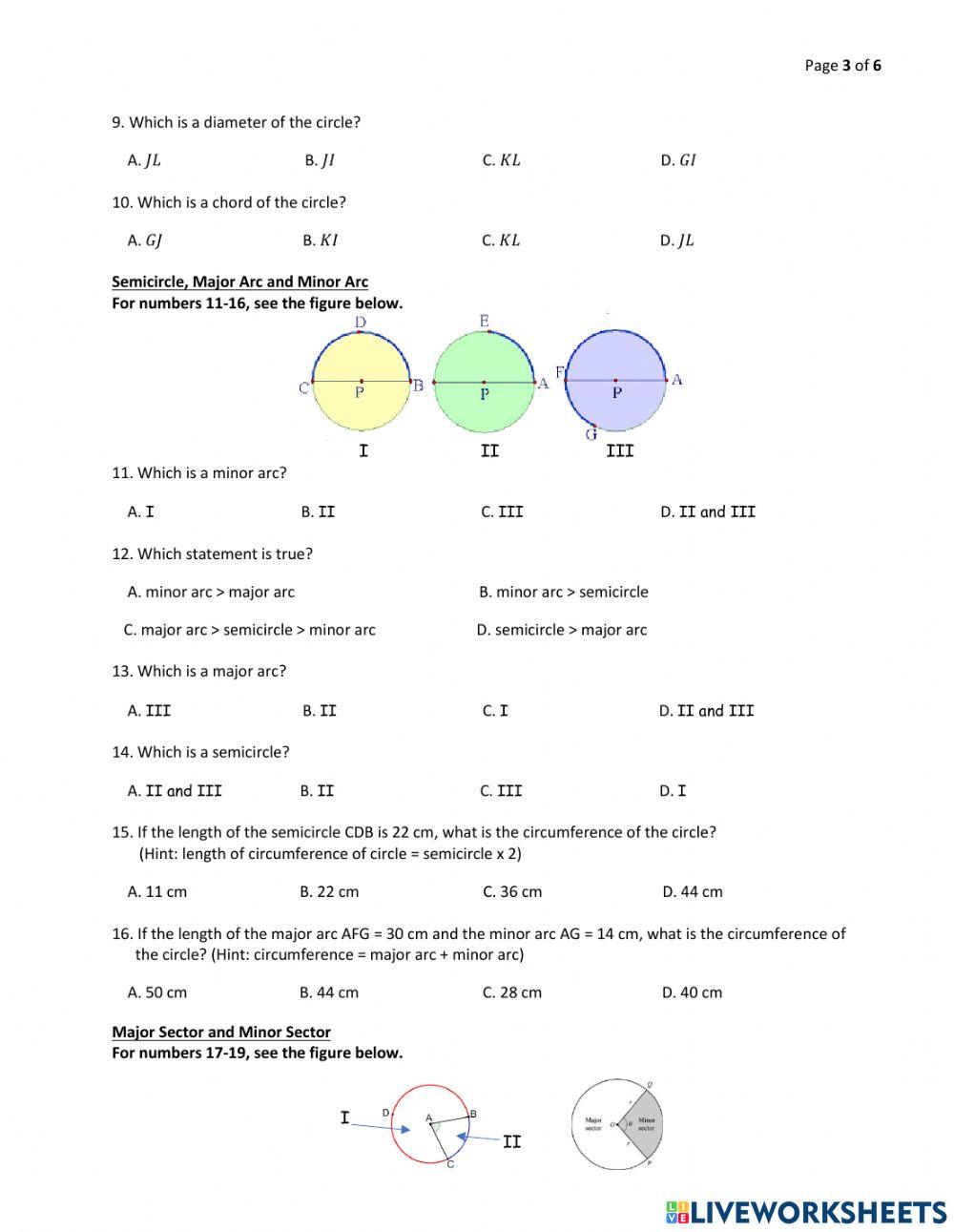 M3-4-5 English for Math Final Test (Term 2, 2021) online exercise for ...