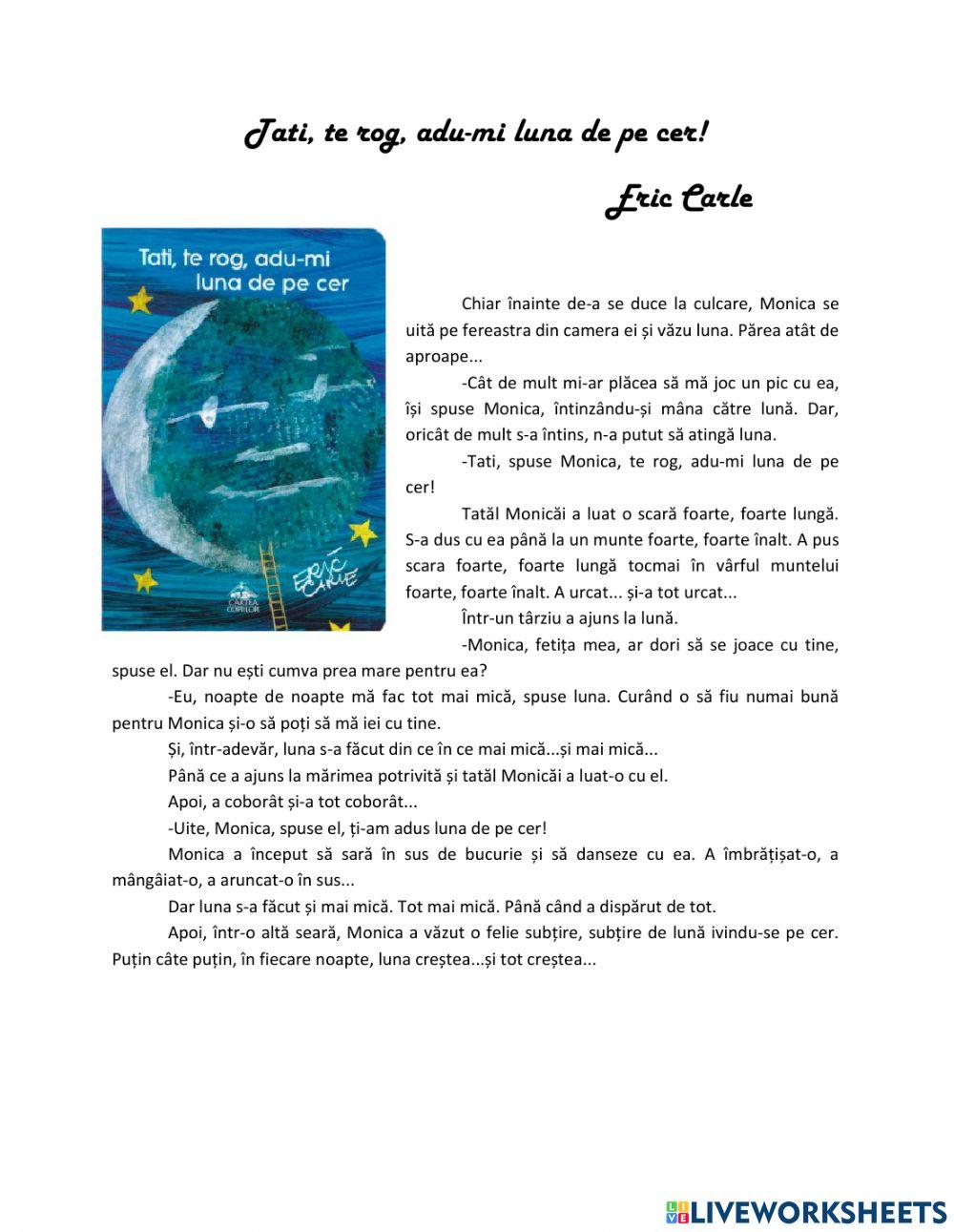 Tati, te rog, a… | Free Interactive Worksheets | 1935464