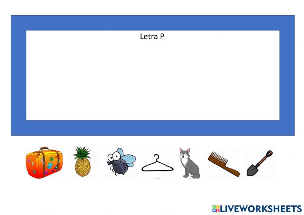 Letra P online exercise for 1º | Live Worksheets