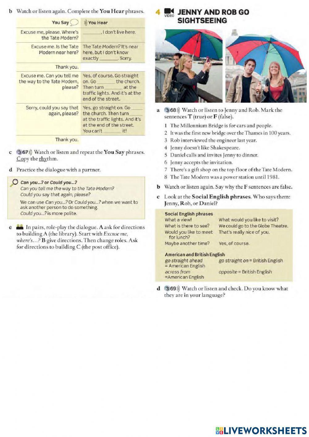 Getting lost interactive worksheet | Live Worksheets