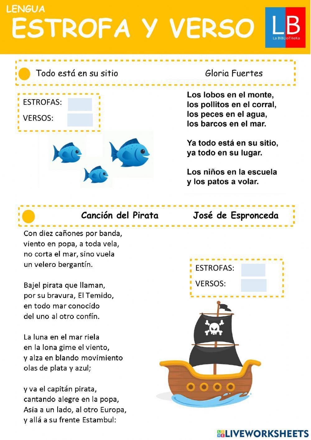 Poema Estrofa Y Verso Worksheet Estrofas Y Versos Versos Para Ninos ... Poema Estrofa Y Verso Worksheet Estrofas Y Versos Versos Para Ninos ...