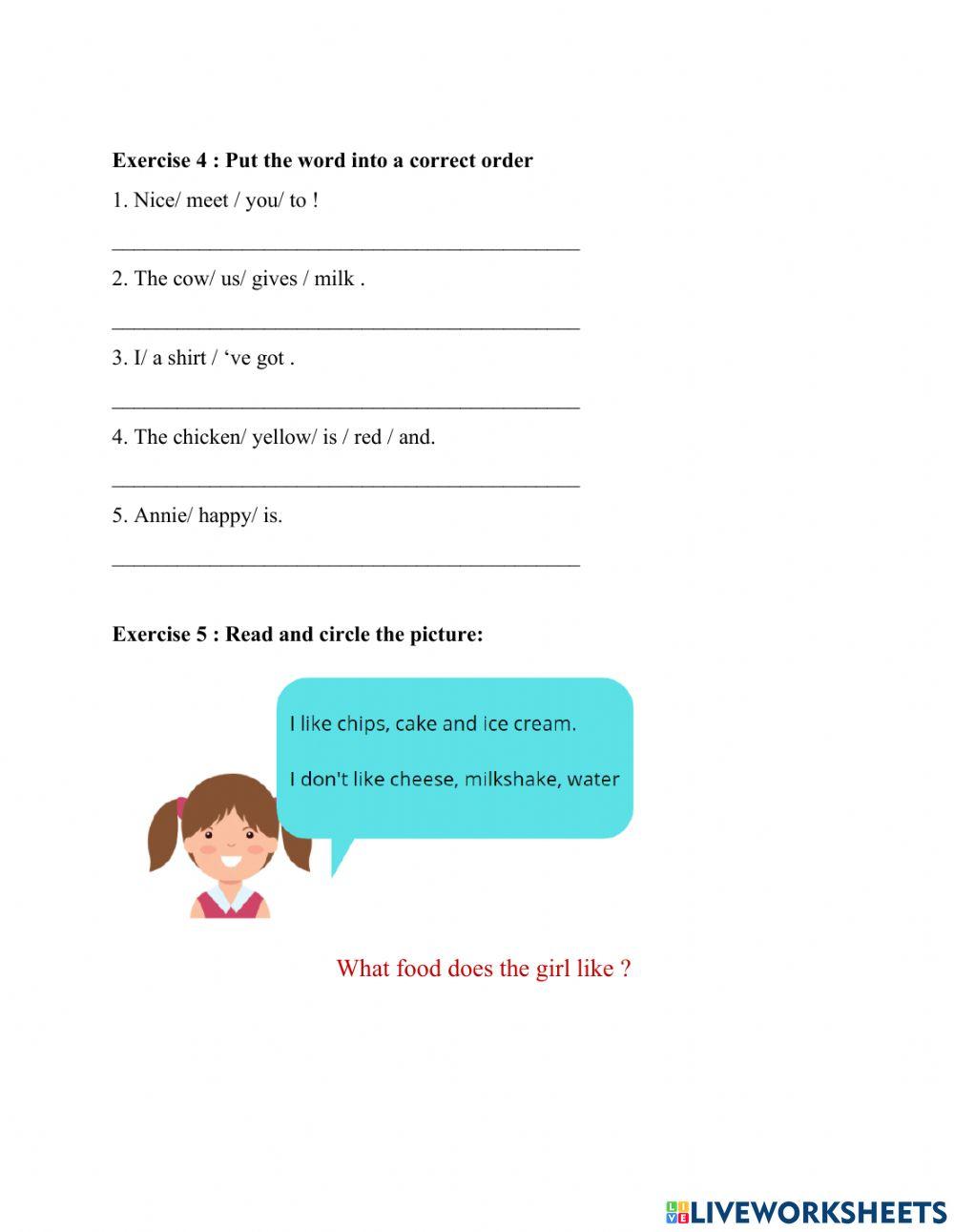 Ffs final reading test worksheet | Live Worksheets