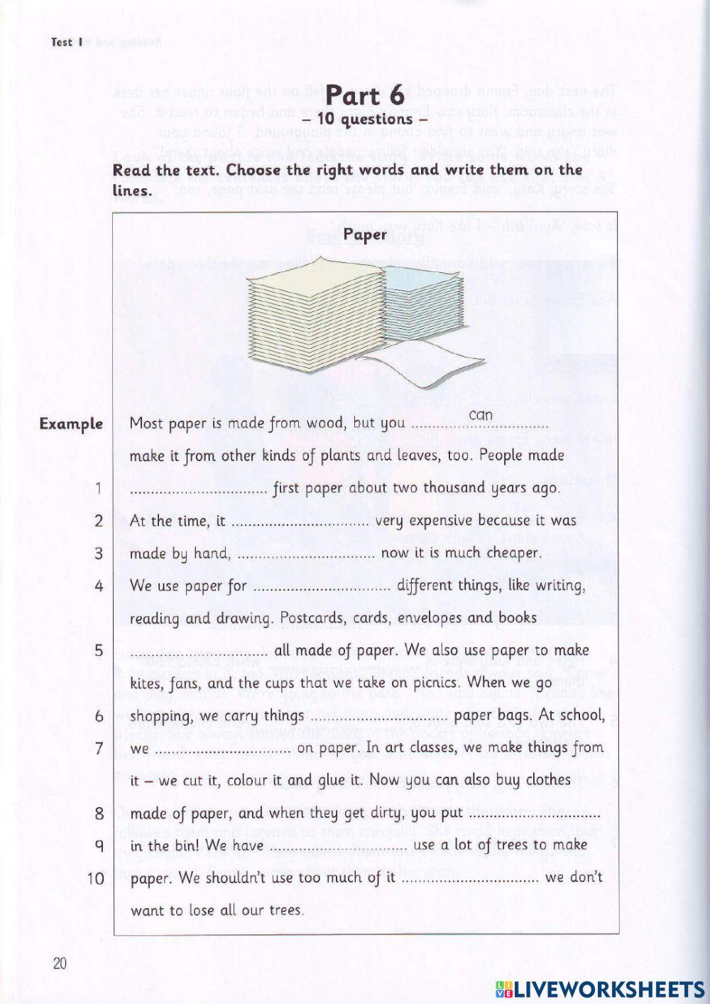 FLYERS 3 TEST 1 PART 5-7 4088915 | annnguyen3142 | Live