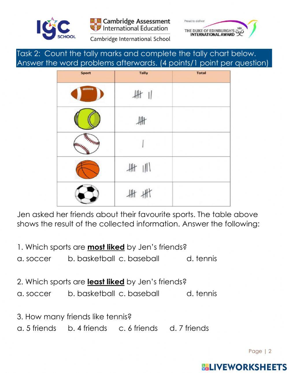 Math Grade 3 Week 7 Category 3 worksheet | Live Worksheets