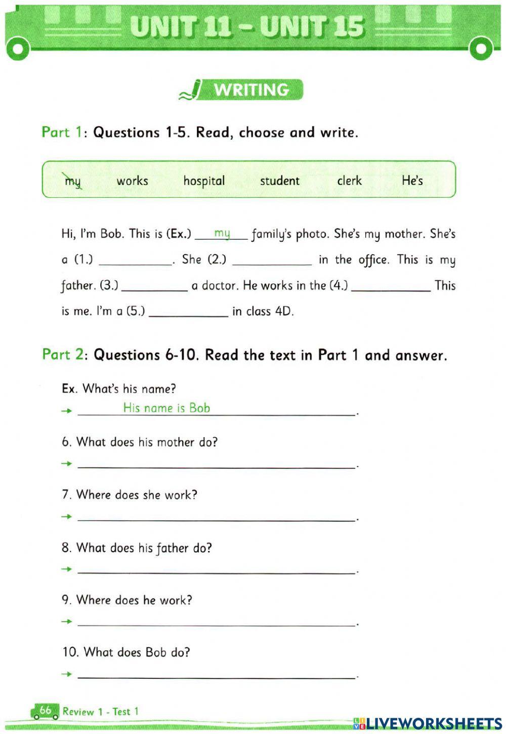 2nd Midterm grade 4 worksheet | Live Worksheets