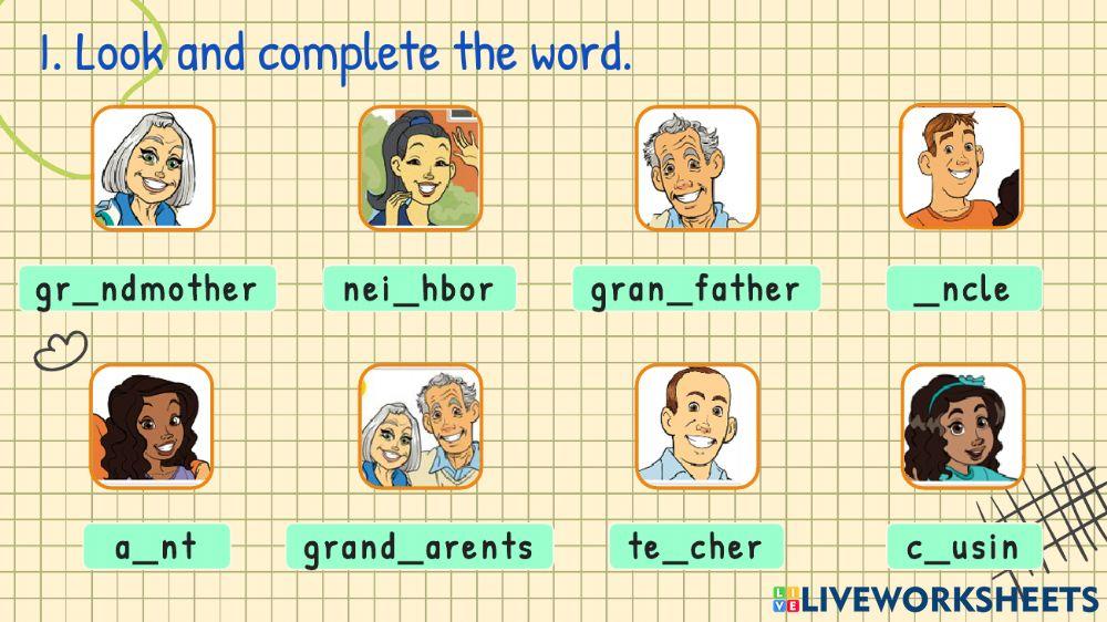 Homework-2nk-Lesson 13 worksheet | Live Worksheets