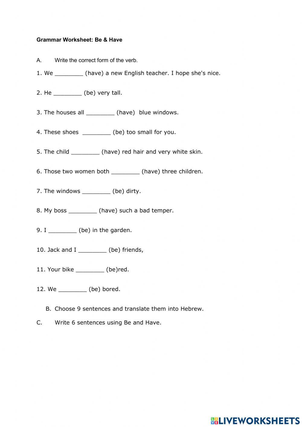 Present simple … | Free Interactive Worksheets | 1937522