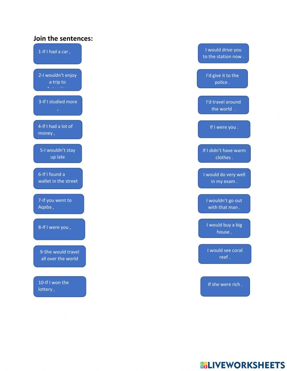 2786015 | second conditional | yazanym1 | LiveWorksheets
