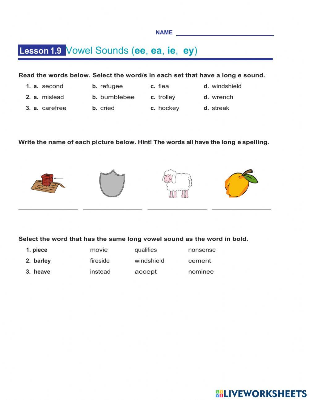 Activity 1 - Vo… | Free Interactive Worksheets | 3566261