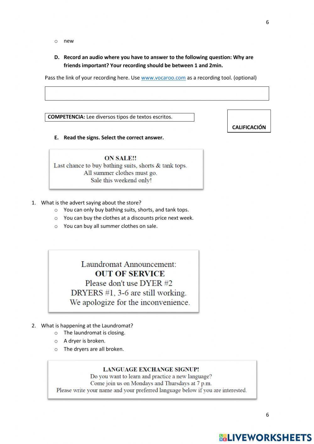 III, Advanced Level, B1 1938682 | Constantin Oprea | Live