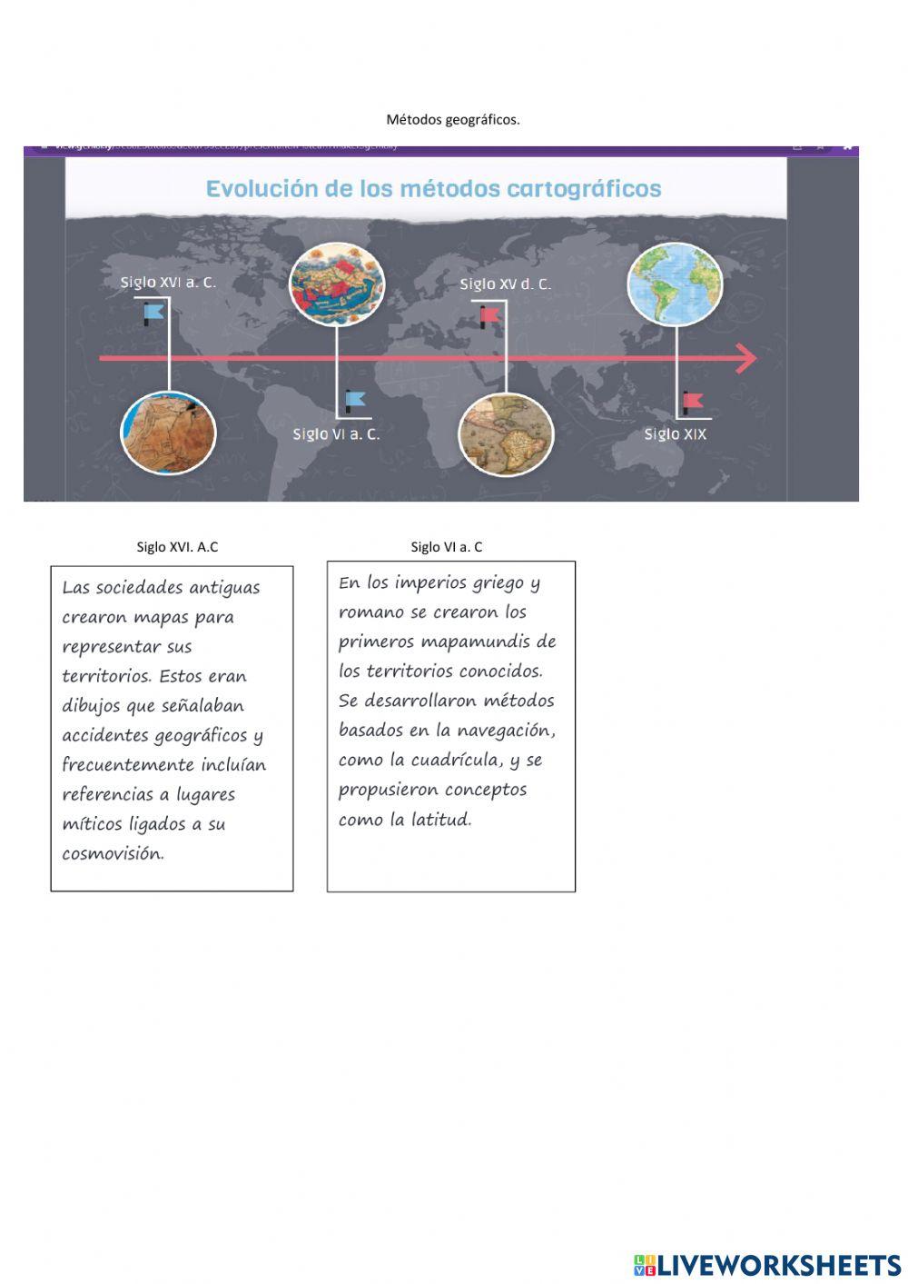 Sociales 7no worksheet | Live Worksheets