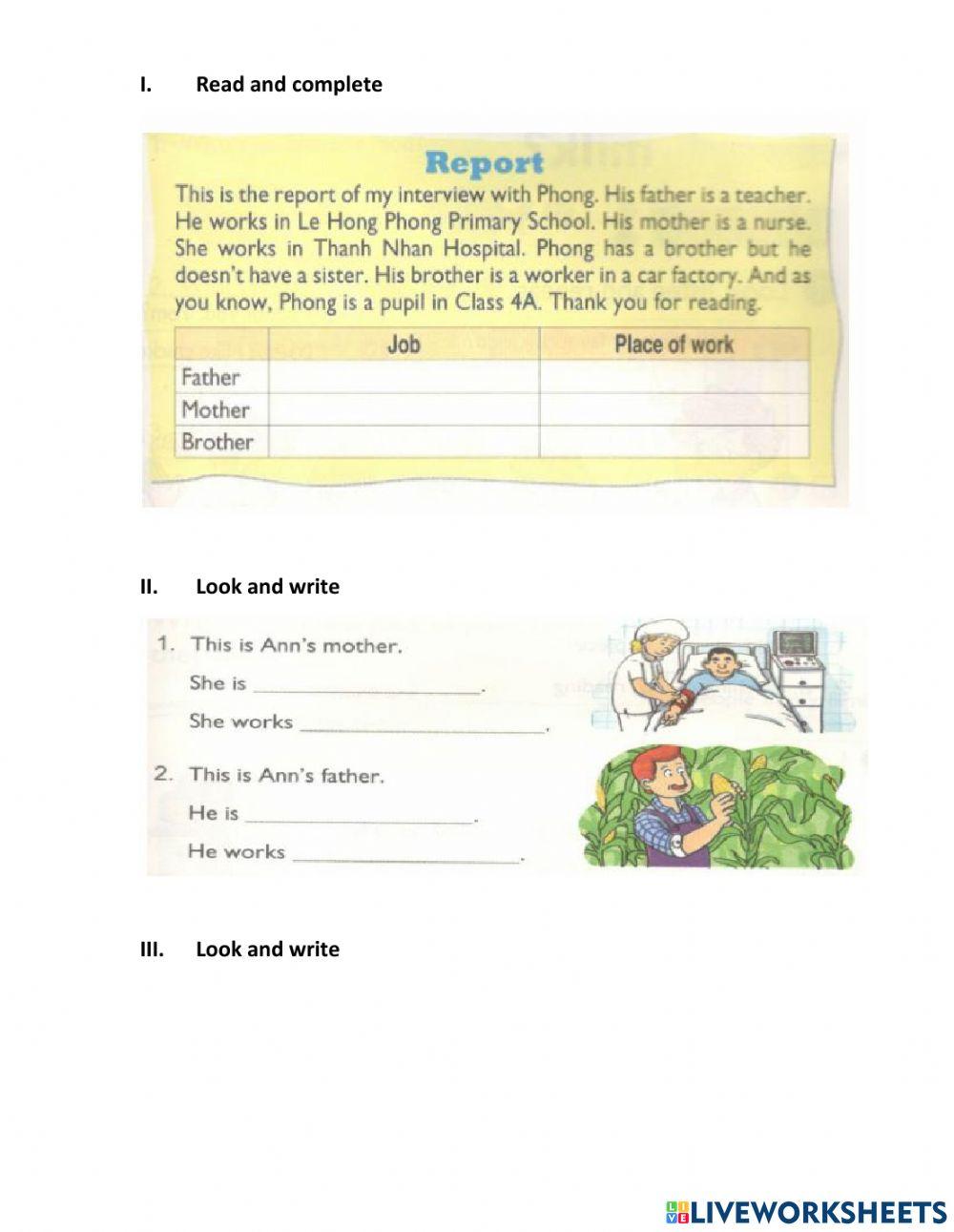 Grade 4- test worksheet | Live Worksheets