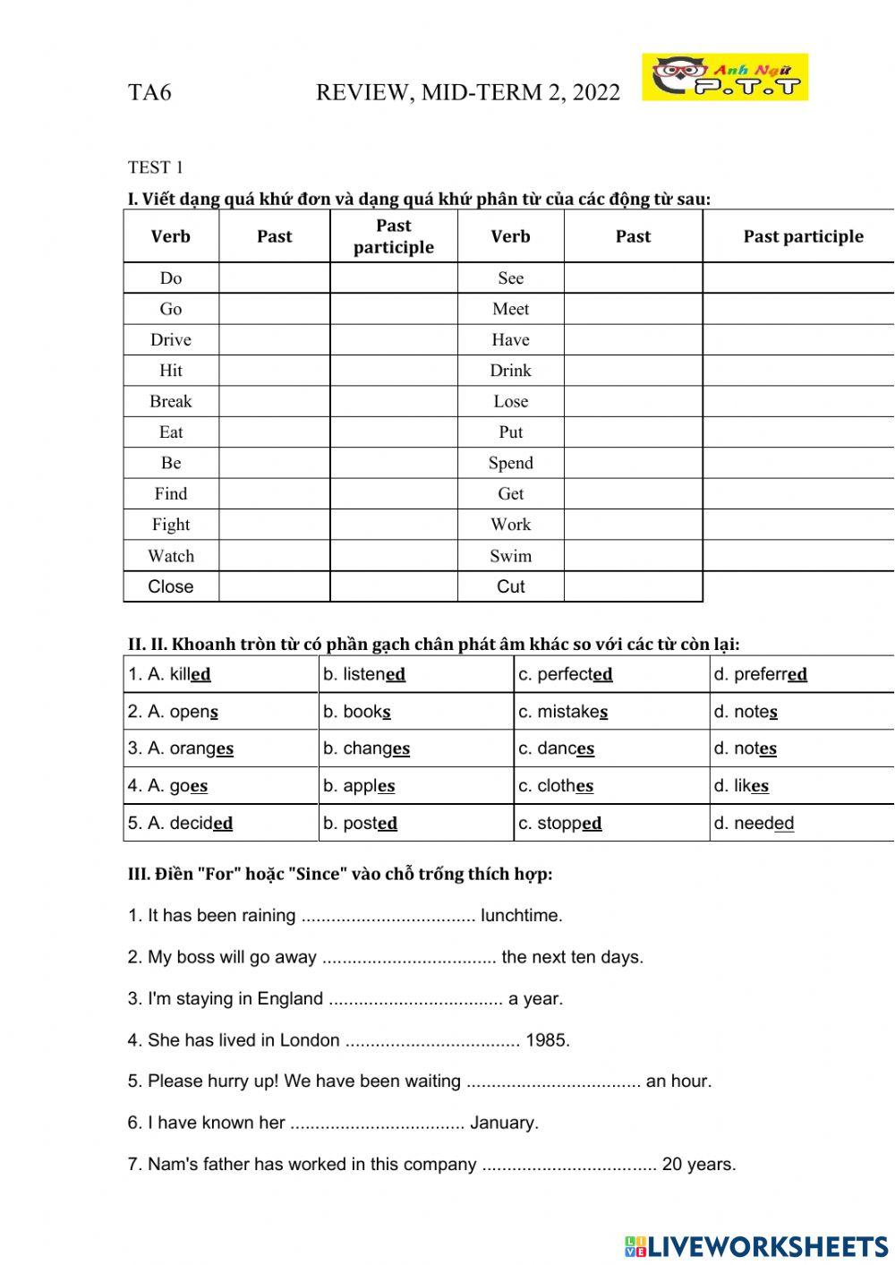 1939581 | Ta6- mid term s2 test 1 | Pham Thu Thao