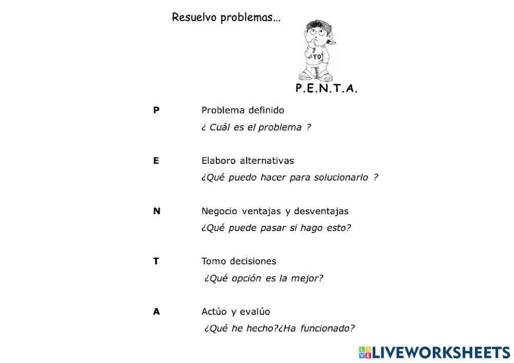 Penta worksheet | Live Worksheets