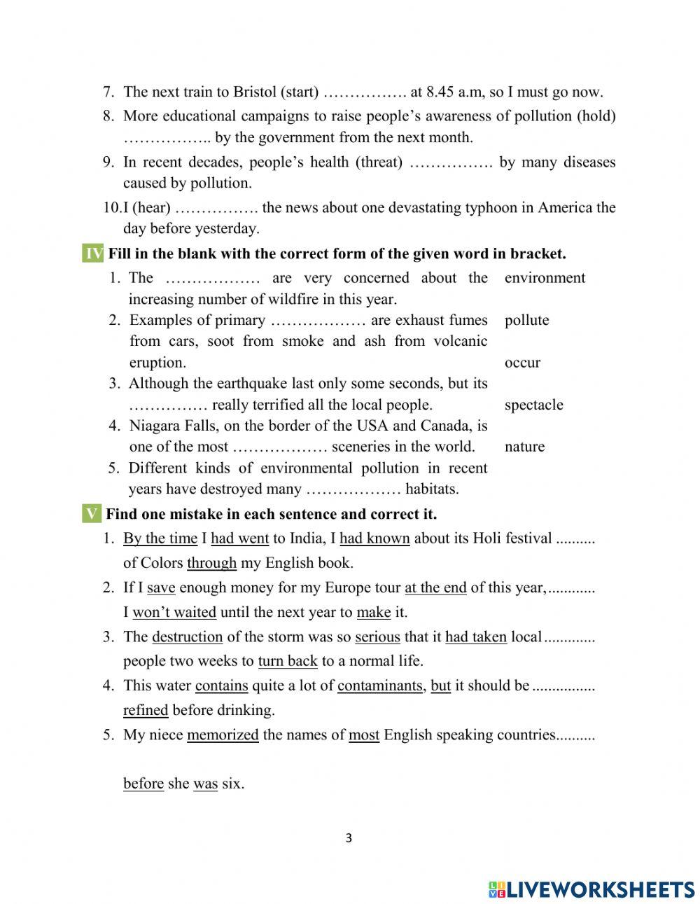 Revision grade … | Free Interactive Worksheets | 1939660