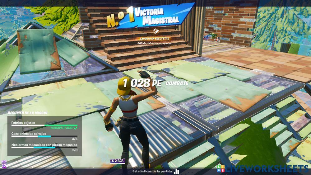 Fortnite online activity | Live Worksheets