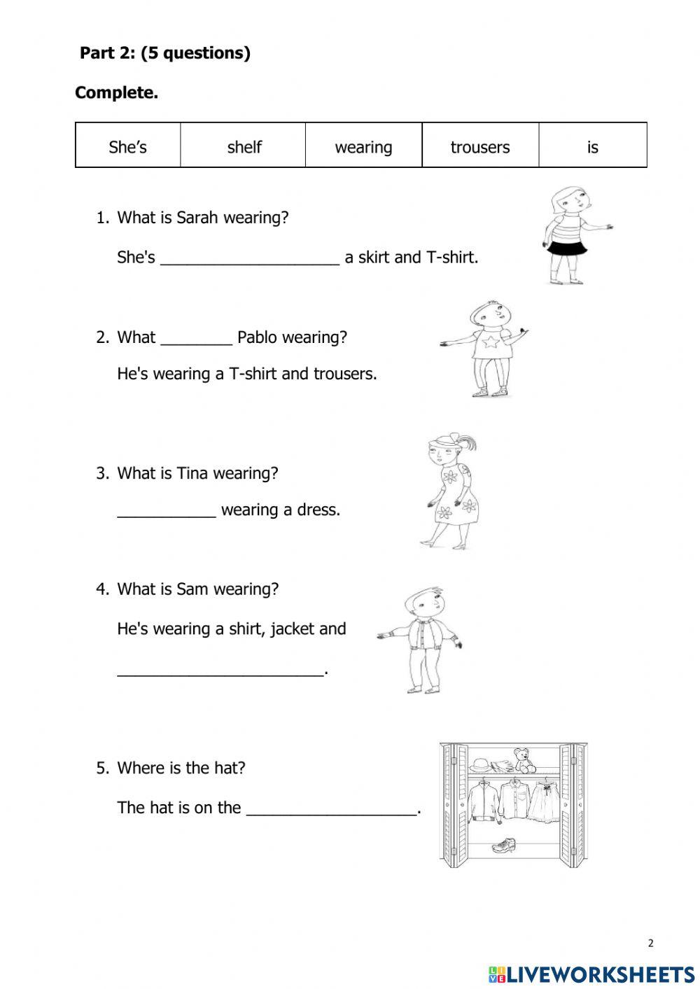 1941037 | Grade 1-Unit test 5 | ngocth | LiveWorksheets