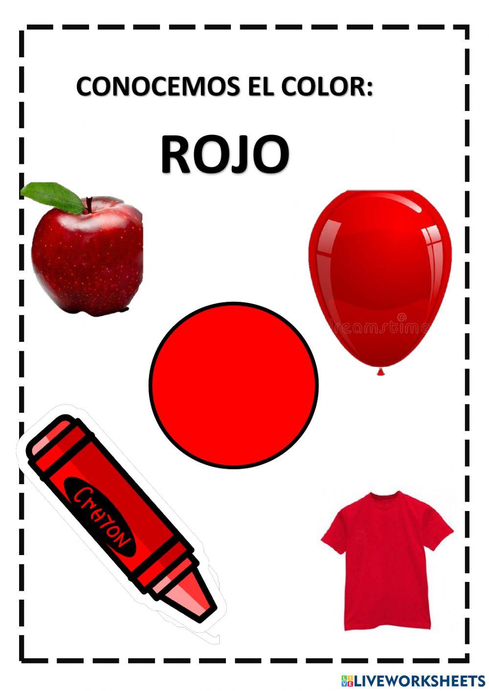 1941414 | Color rojo | loreri123 | LiveWorksheets