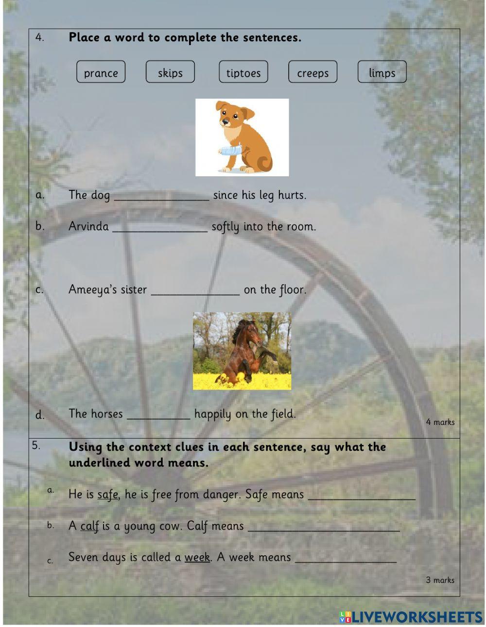 4275658 | Infant II Term 2 Vocabulary | mrsSSupersad