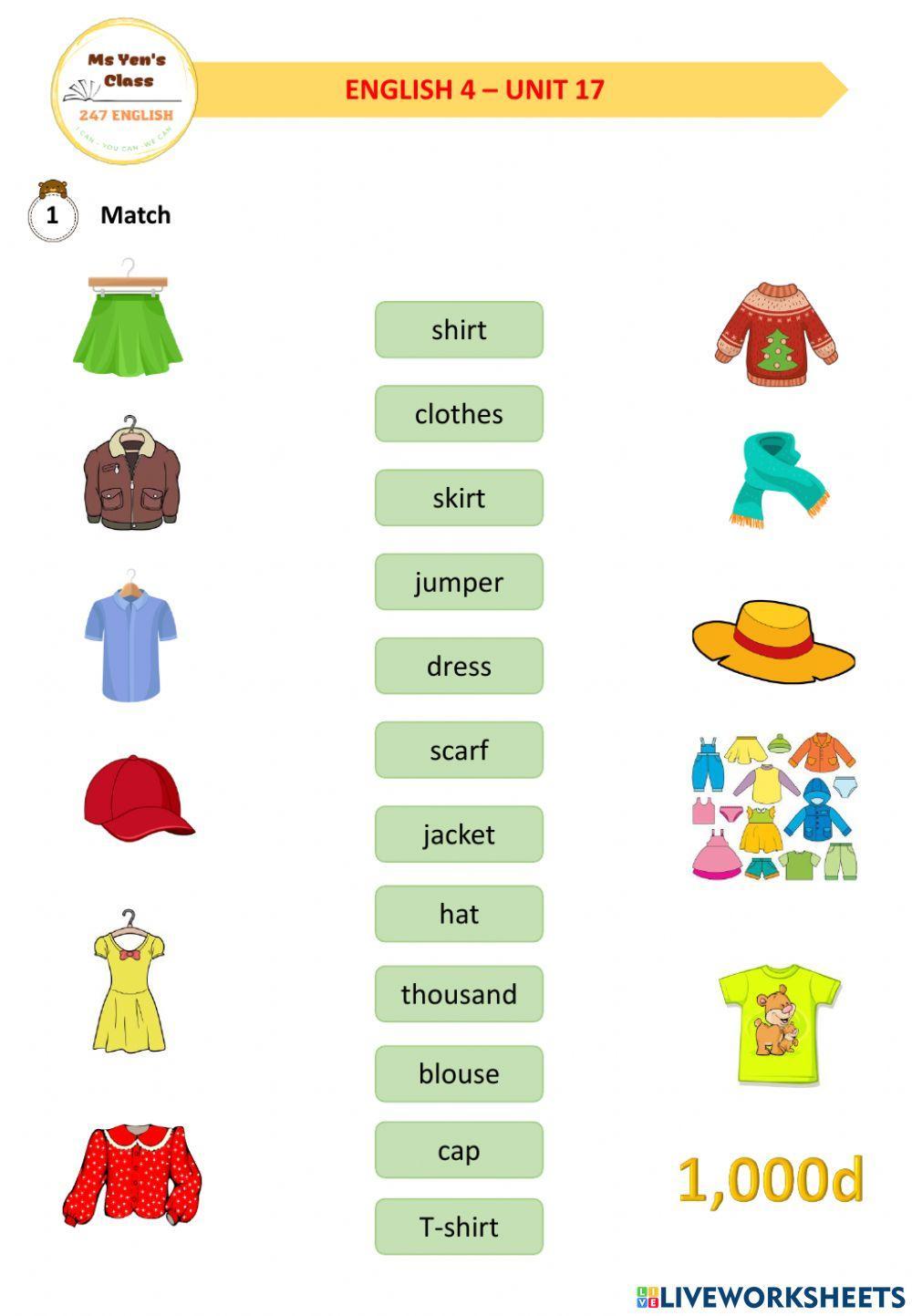 English 3 Unit 17 worksheet | Live Worksheets