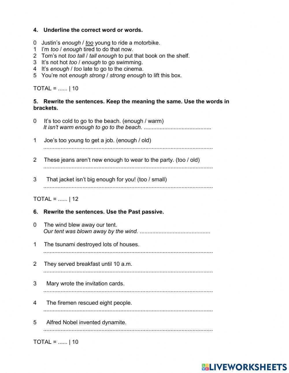 More 3 unit 8 exam 2791275 | ismailalma5th | Live