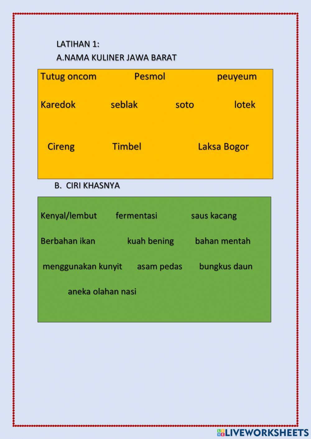 LKPD PROJEK PPP PERTEMUAN KE -2 online exercise for | Live Worksheets