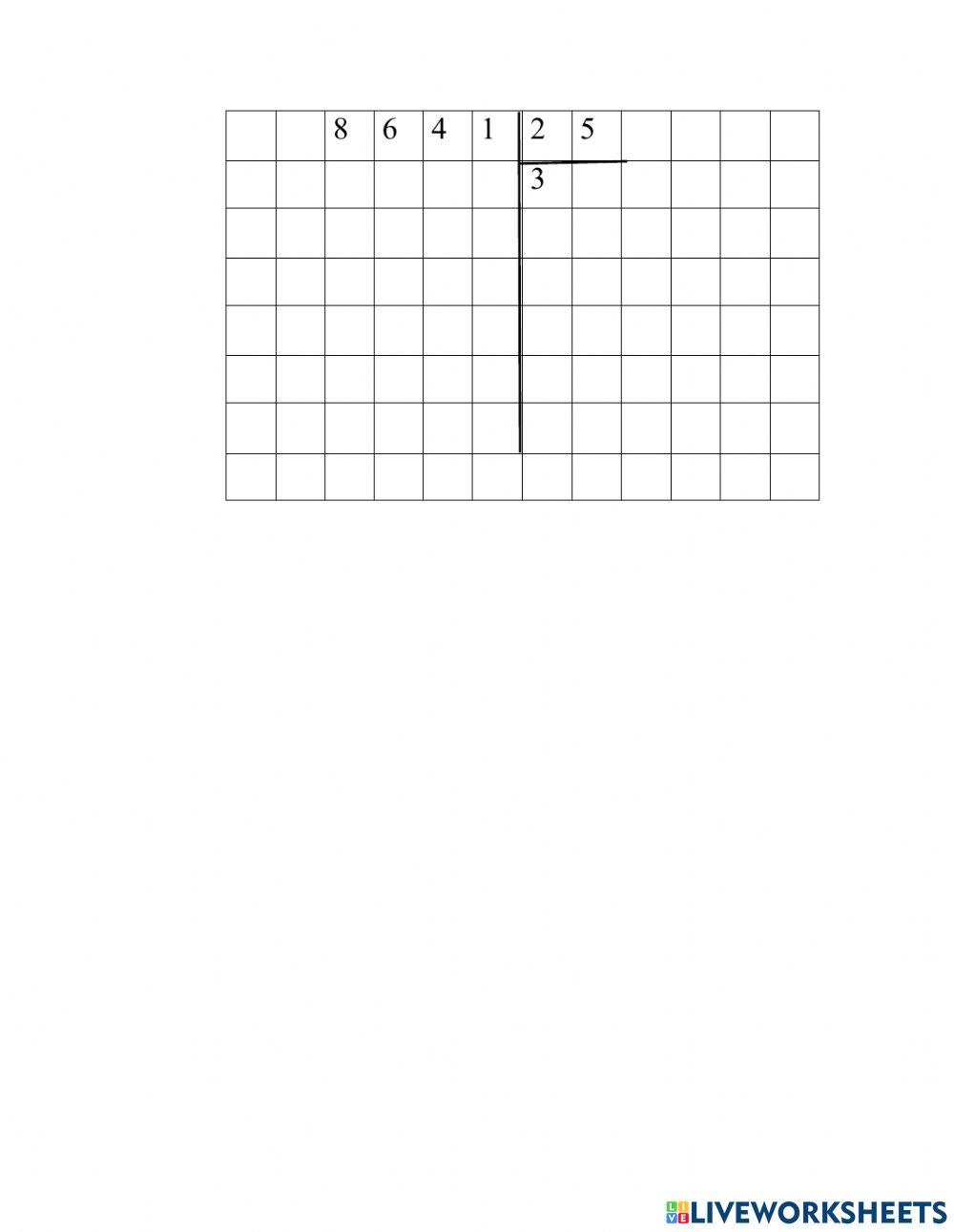 Multiplica activity for 5 | Live Worksheets