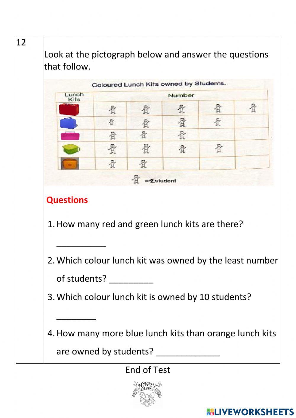 Term 2 2nd Year Mathematics Test 5315504 | Terri Mohammed