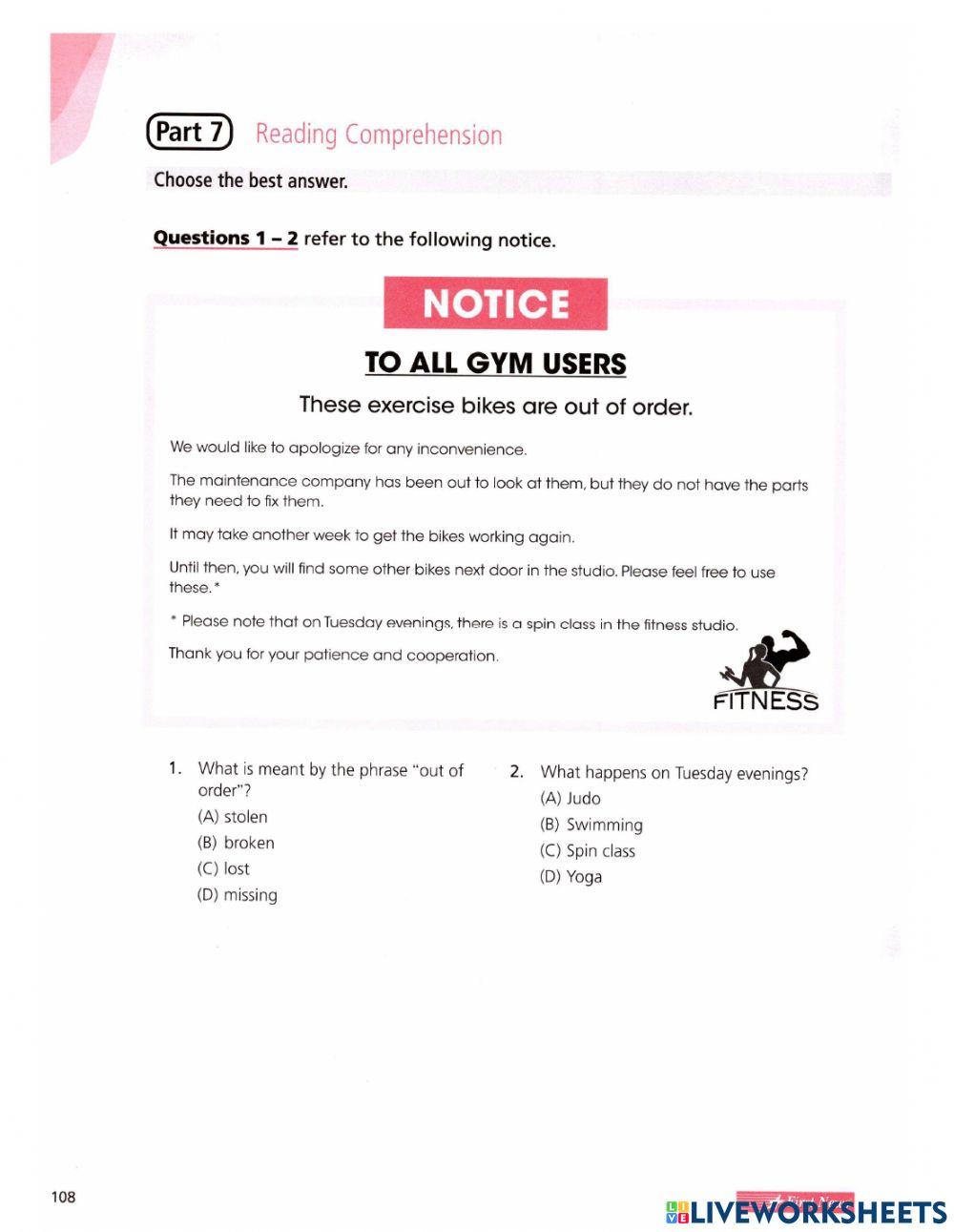 VET 2 - UNIT 7 - PART 7 online exercise for | Live Worksheets