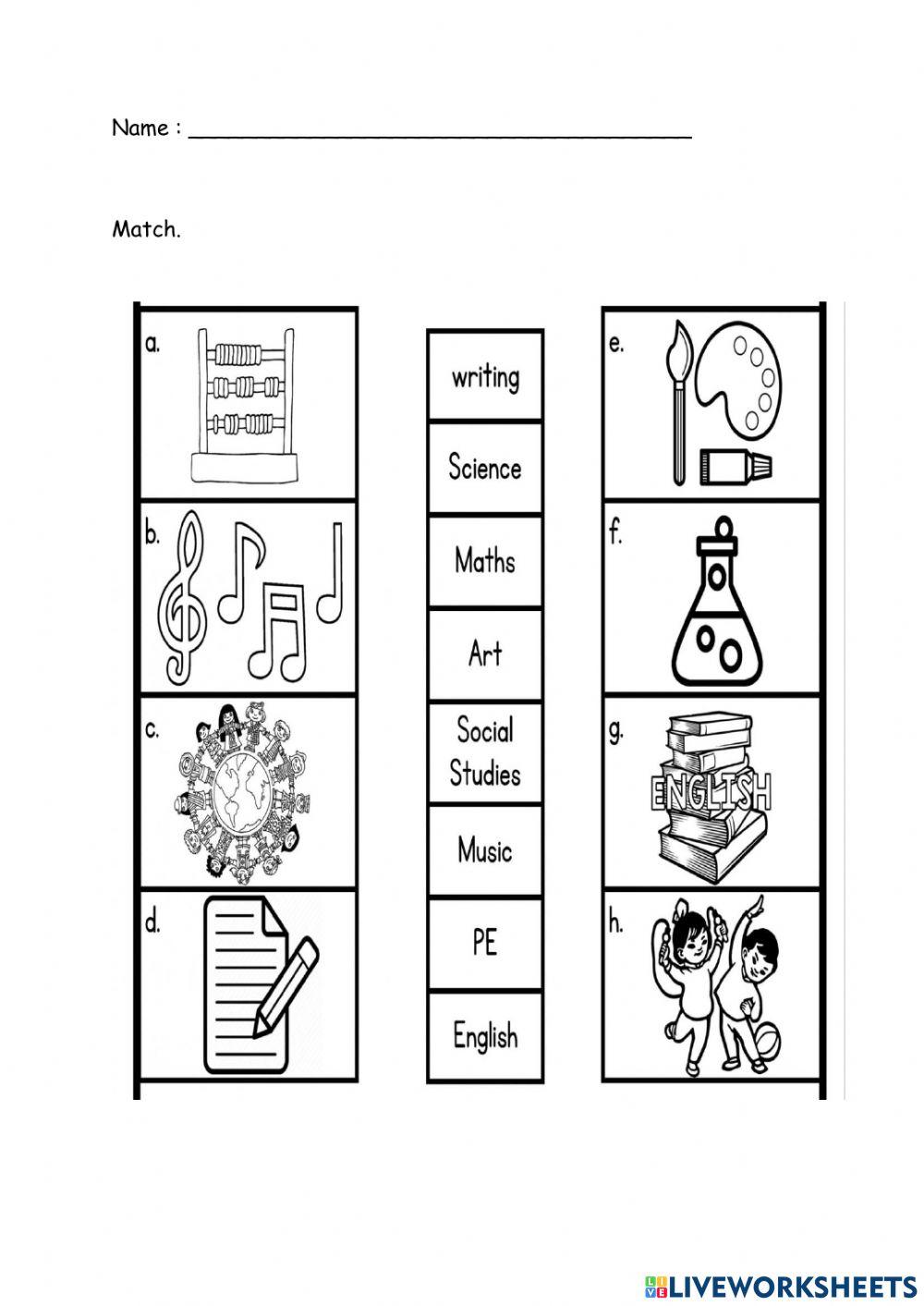 English online exercise for 4 | Live Worksheets