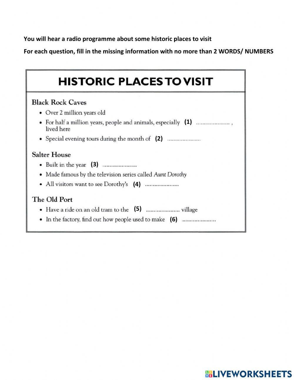 Listening B2 activity for 8 | Live Worksheets