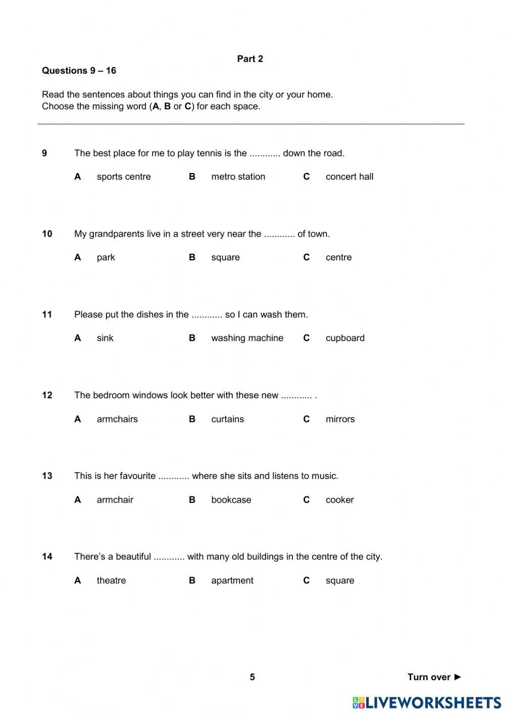 Empower a2 unit 5b worksheet | Live Worksheets