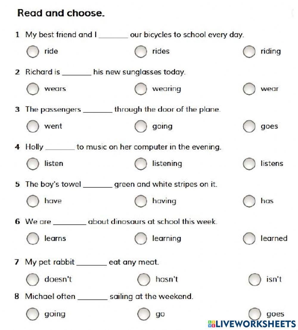 Fun for Flyers (Online Resource 1) online exercise for | Live Worksheets