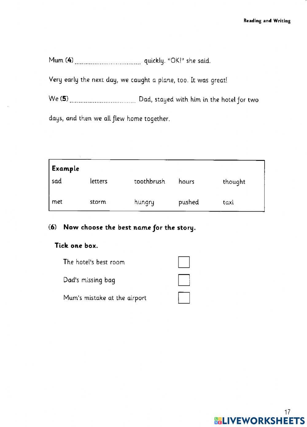 FLYERS 7 - TEST… | Free Interactive Worksheets | 6852328