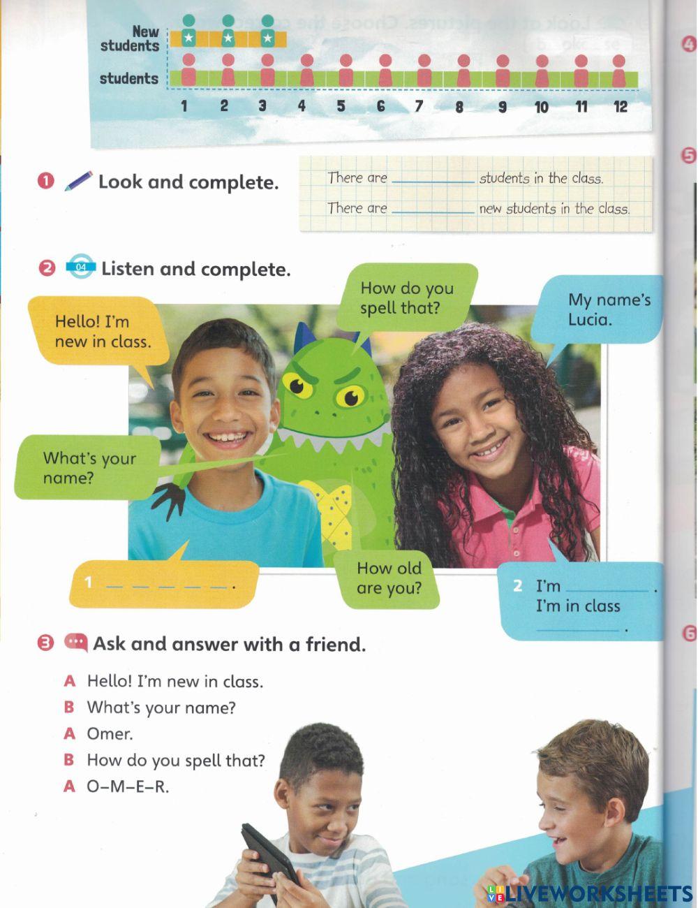 6852413 | Fun skills 1-unit 1 | Axon | LiveWorksheets