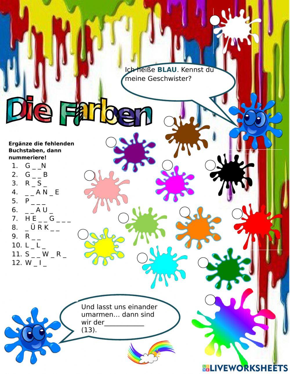 Farbe-1 0215 | agcamargoh | Live Worksheets
