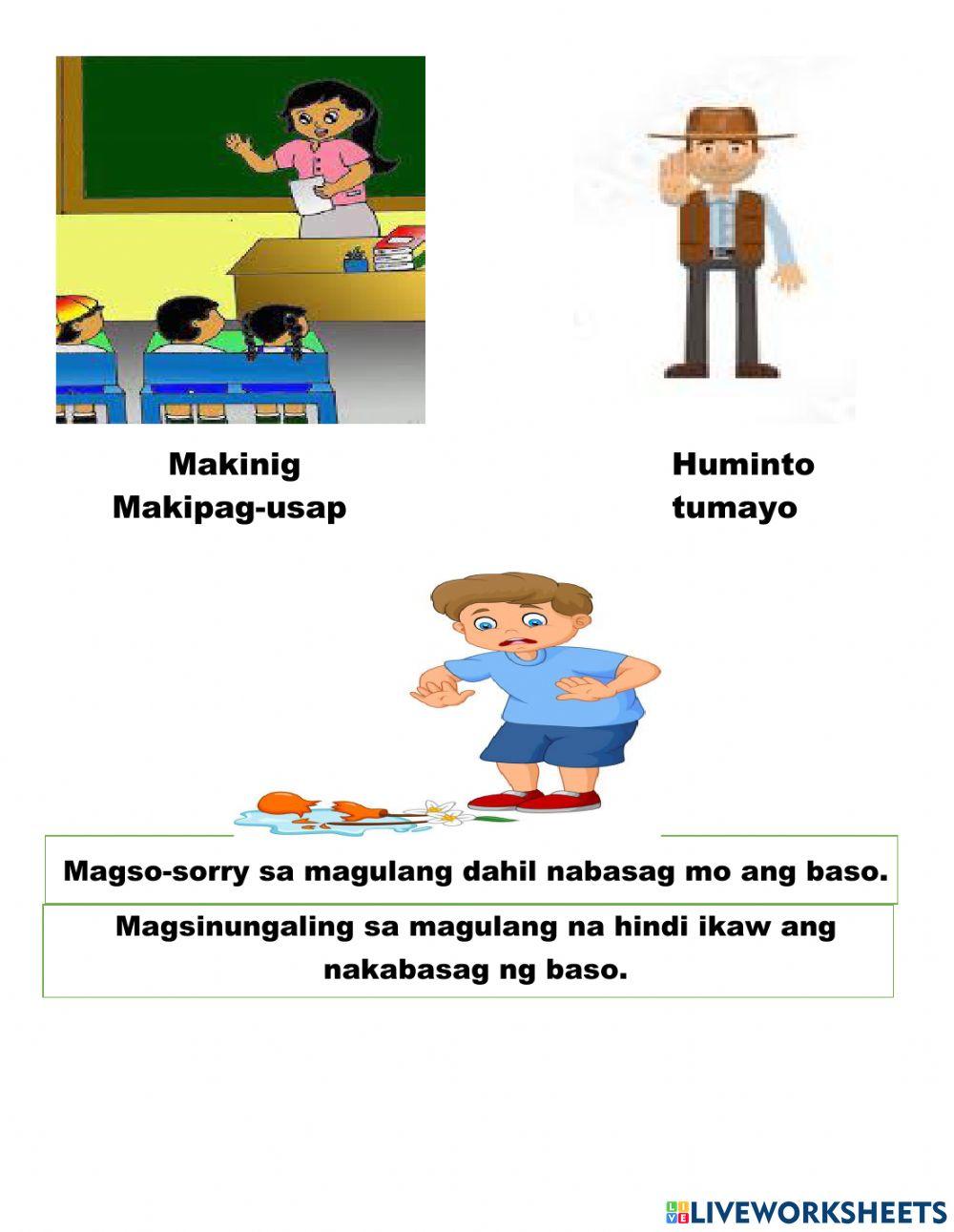FILIPINO online exercise for | Live Worksheets