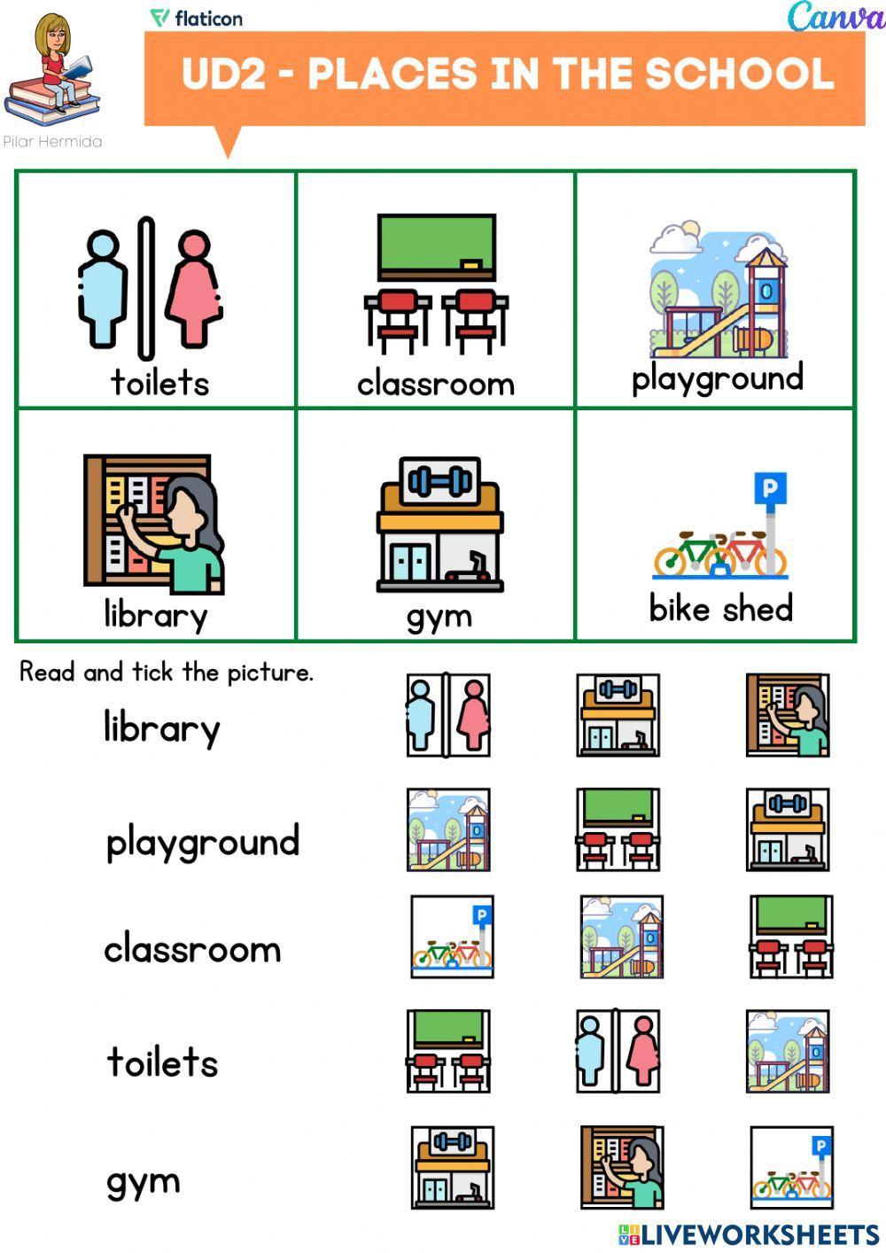 2196086 | 2EP UD2 Places in the school p6 | Frinxo