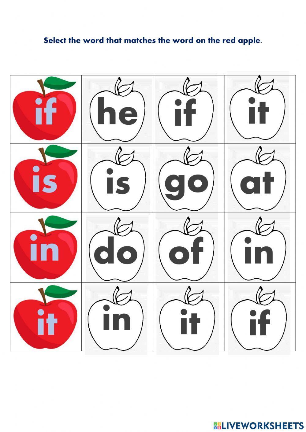 2-Letter Words 1911818 | JoanaJoseph | Live Worksheets