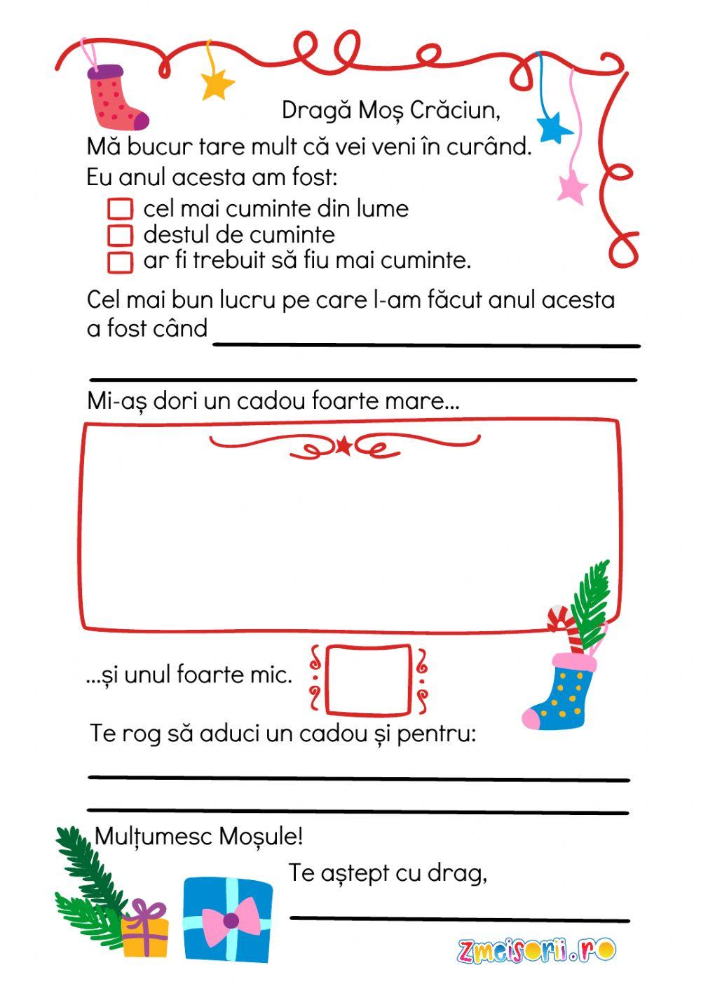 Scrisoarea Mosului worksheet | Live Worksheets